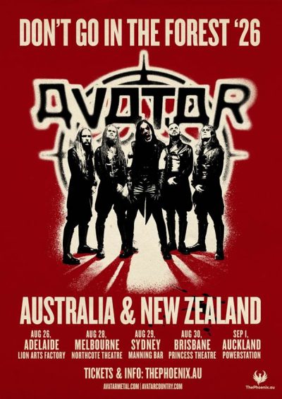 AVATAR Announce 2026 ''Don't Go In The Forest'' Australian Tour ...